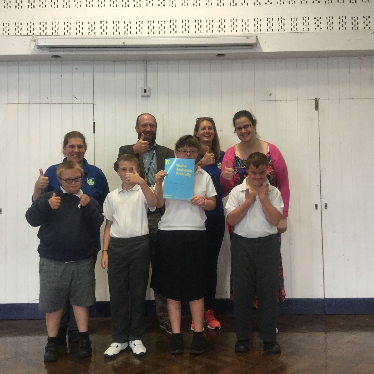 The Castle School - Castle gains Makaton Friendly School Award